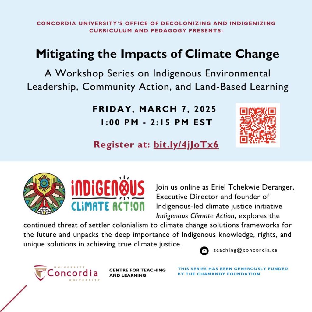 Mitigating the Impacts of Climate Change: Insights from Eriel Tchekwie Deranger into Indigenous ...